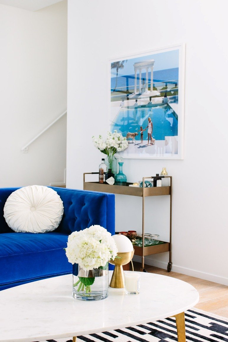 Elegancia y frescura en azul | Decoración muy Chic